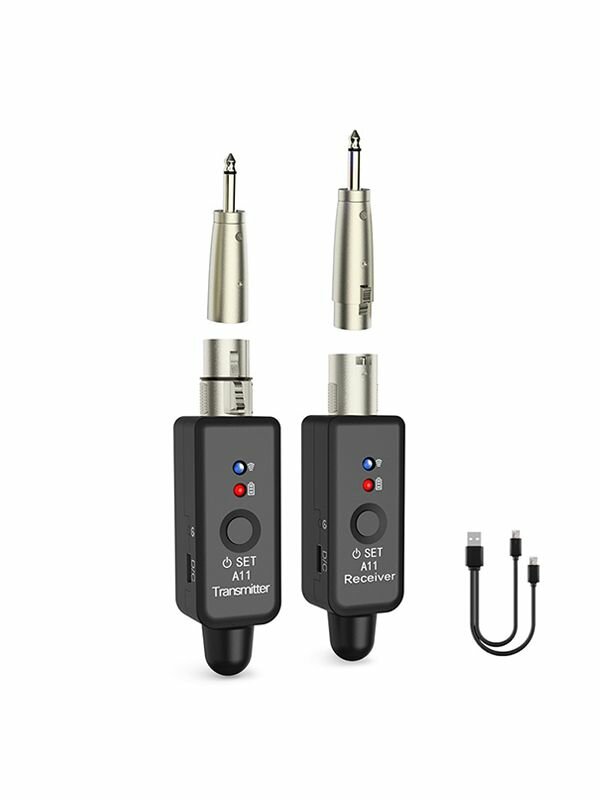Беспроводная гитарная система А11 Беспроводная гитарная системаприемник/передатчик Дальность передачи 30 метров