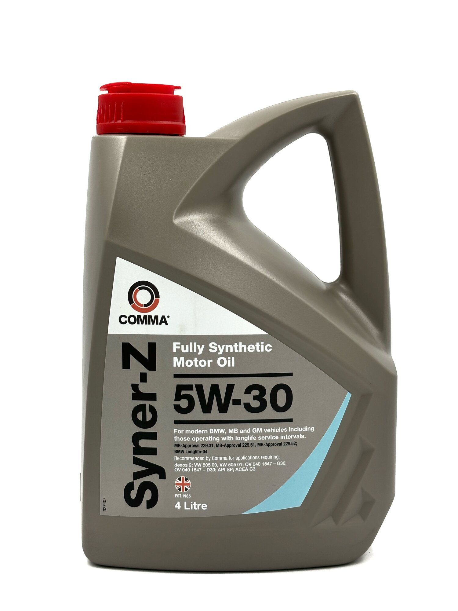 Масло моторное Comma Syner-Z 5W-30 , 4 литра, синтетическое ,