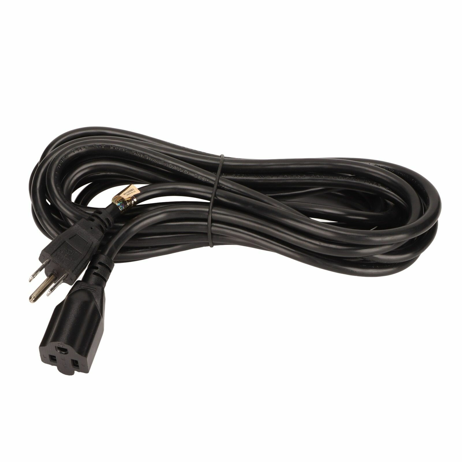 Для NEMA 5 15P до 5 15R шнур 16AWG сверхмощный 3-контактный удлинительный кабель питания для компьютера HDTV с американской вилкой 125 В 16,4 фута