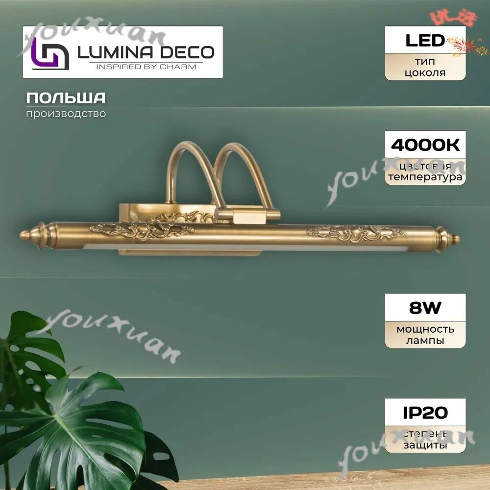 Настенный светильник, LED, 8 Вт