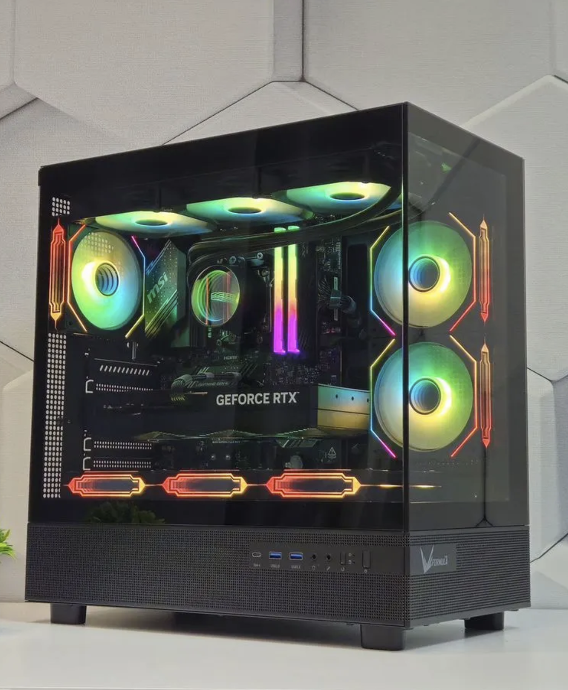 Мощный игровой компьютер FIRESTRIKE Intel Core i7-13700 16 ядер 5.2 GHz, RTX4070 12Gb, 32Gb, 2TB SSD, 750W, Win 10