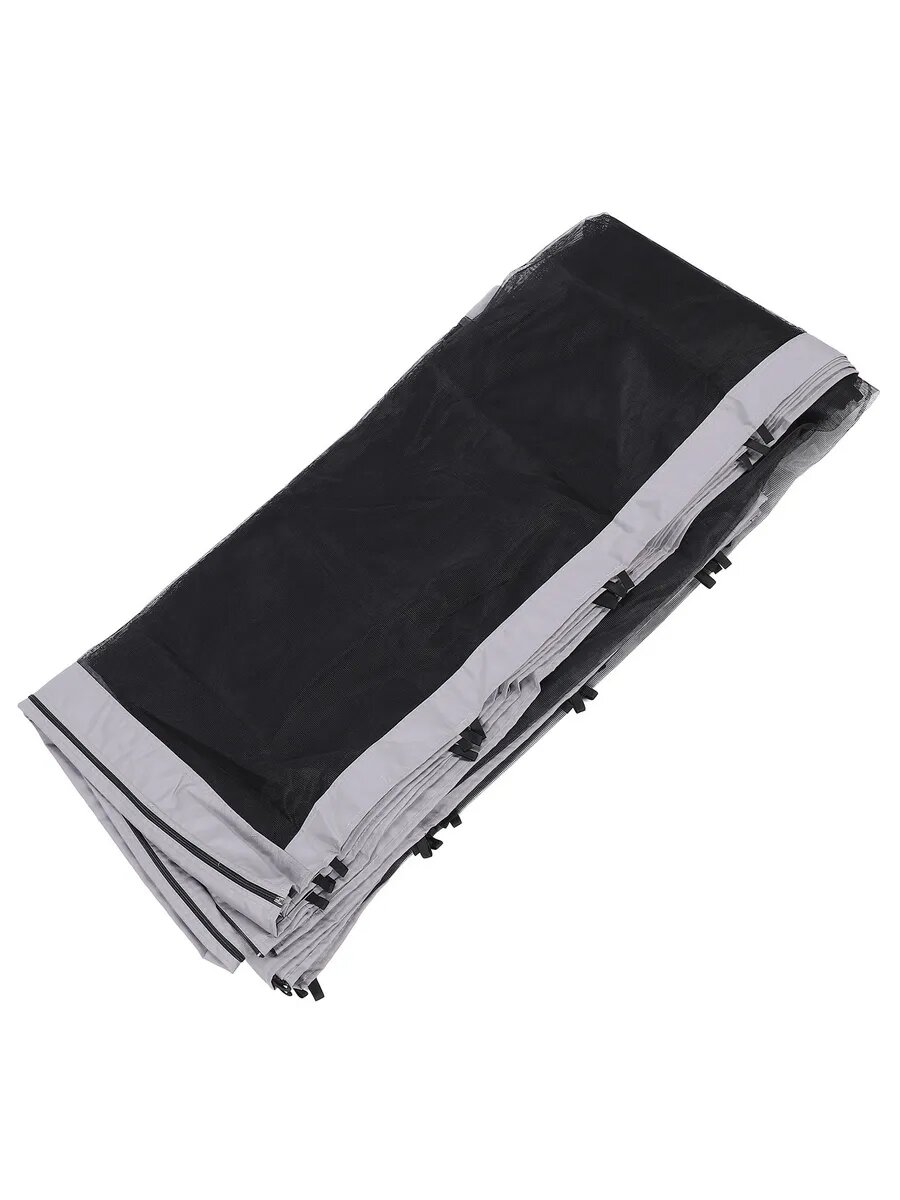 Серый навес с сеткой, боковая стенка, дышащий навес, экран,