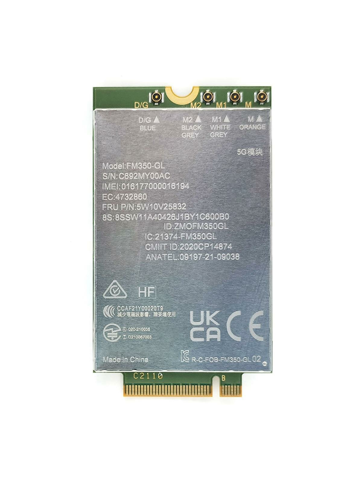 FM350-GL 5G LTE WCDMA Module Multiple Mode for Fast Speed Bandwidth Applications with Global Networking Coverage