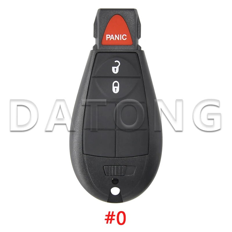 Ключ Datong для Jeep Cherokee Dodge RAM Chrysler, 4 кнопки, 4A PCF7961M, черный