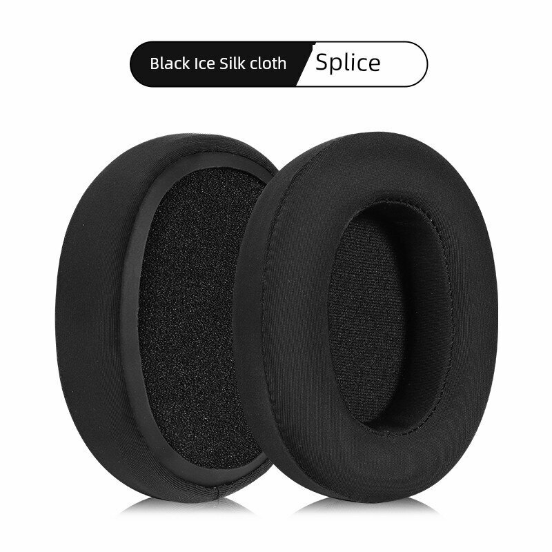 Амбушюры Denon AH-MM400 — черные из шелка-лед, пара для головных наушников