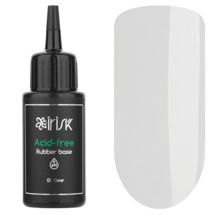 IRISK, База каучуковая бескислотная Acid-free Rubber Base (01 Clear), 50 мл