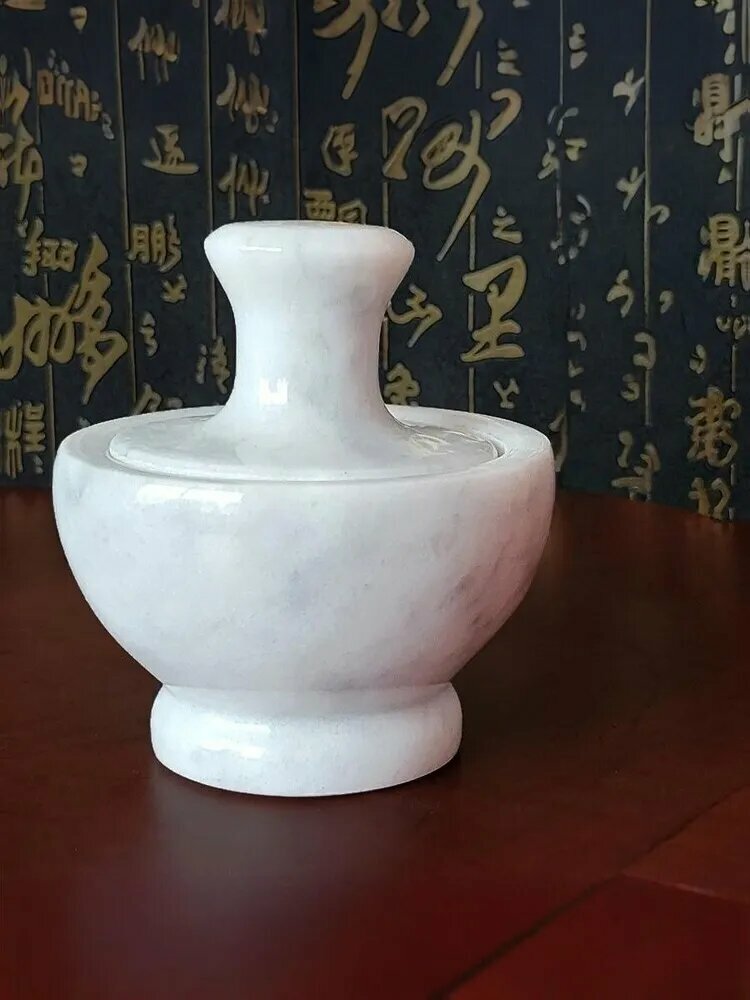 Ступка с пестиком, Натуральный камень, 9.5 см