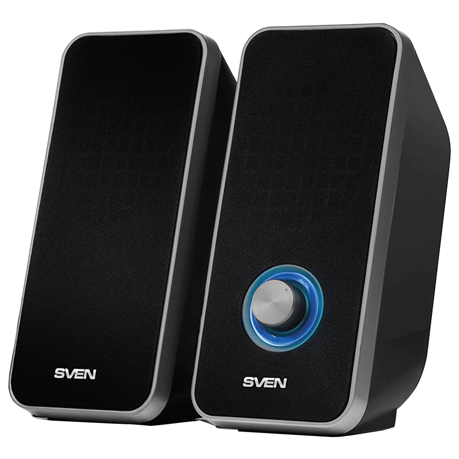 Колонки компьютерные SVEN 325, 2.0, 23 Вт, пластик, черные, SV-014643