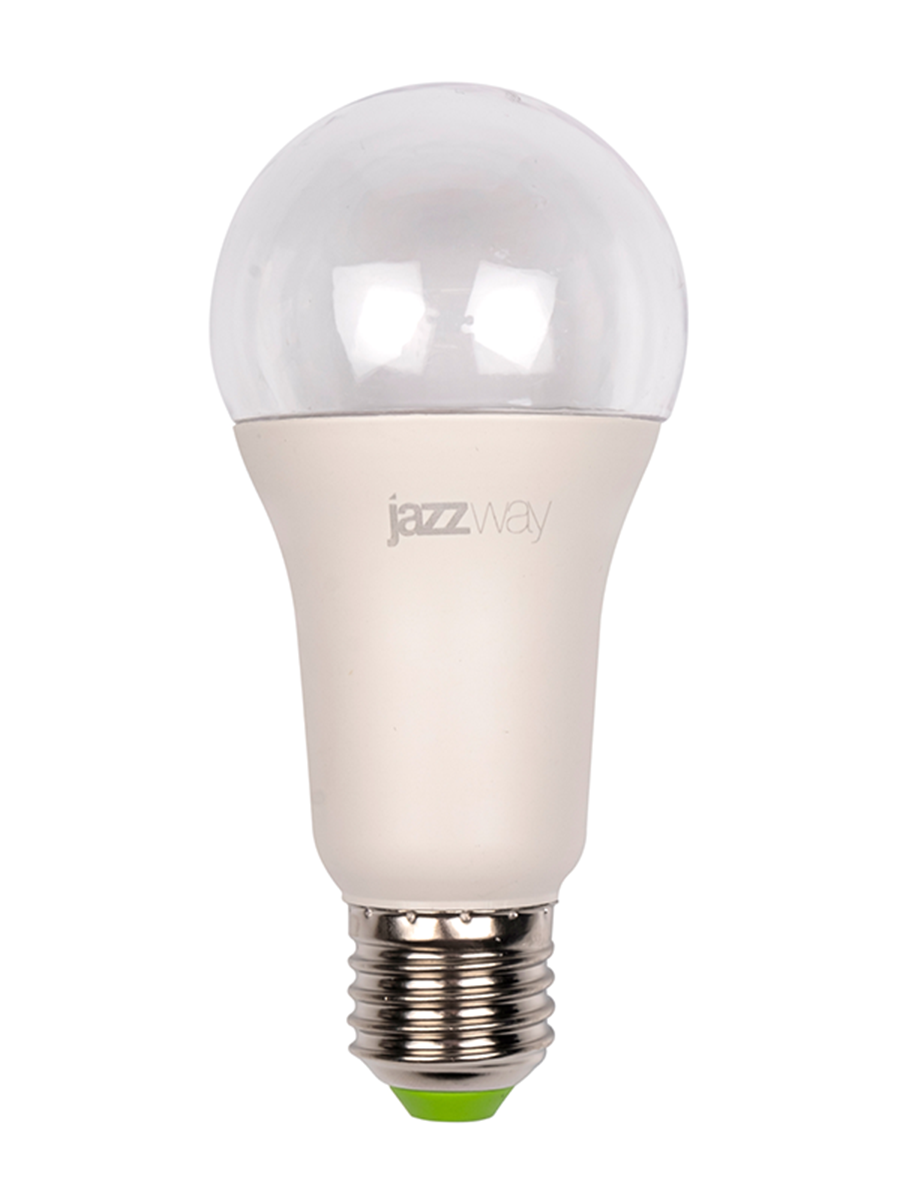 Лампочка светодиодная Jazzway PPG Agro 15Вт, CLEAR E27, IP20, A60, для растений