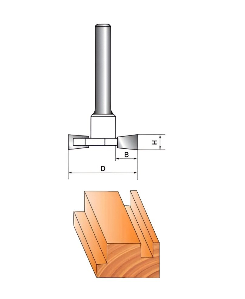 Фреза Globus "1008", кромочная, фальцевая, для обработки кромок, диаметр 33 мм