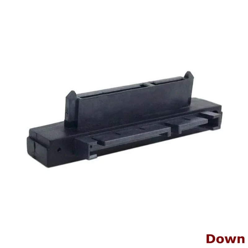 Переходник SATA 22Pin 7+15 male - SATA 22Pin female 90° Down