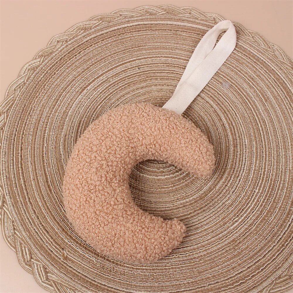 Ланцепочка с зажимом для соски Moon, кулон, пушистый хлопок, плюшевый бархатный пустышка, держатель для соски, зажимы, игрушка, цепочка для соски, декор