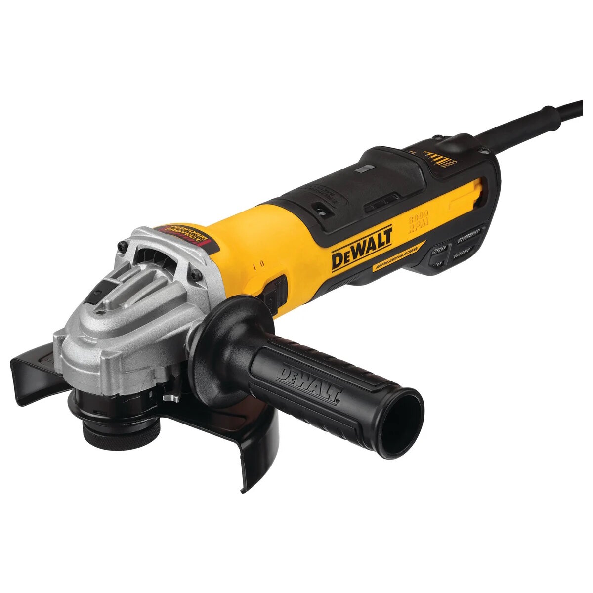 Шлифмашина угловая DEWALT DWE4347-QS бесщеточная 1700 Вт, 125 мм, 10500 об/мин