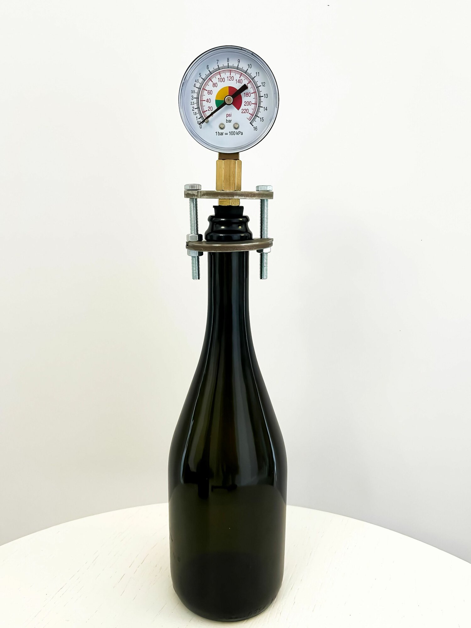 Афрометр. Манометр для измерения давления в бутылке шампанское игристое сидр