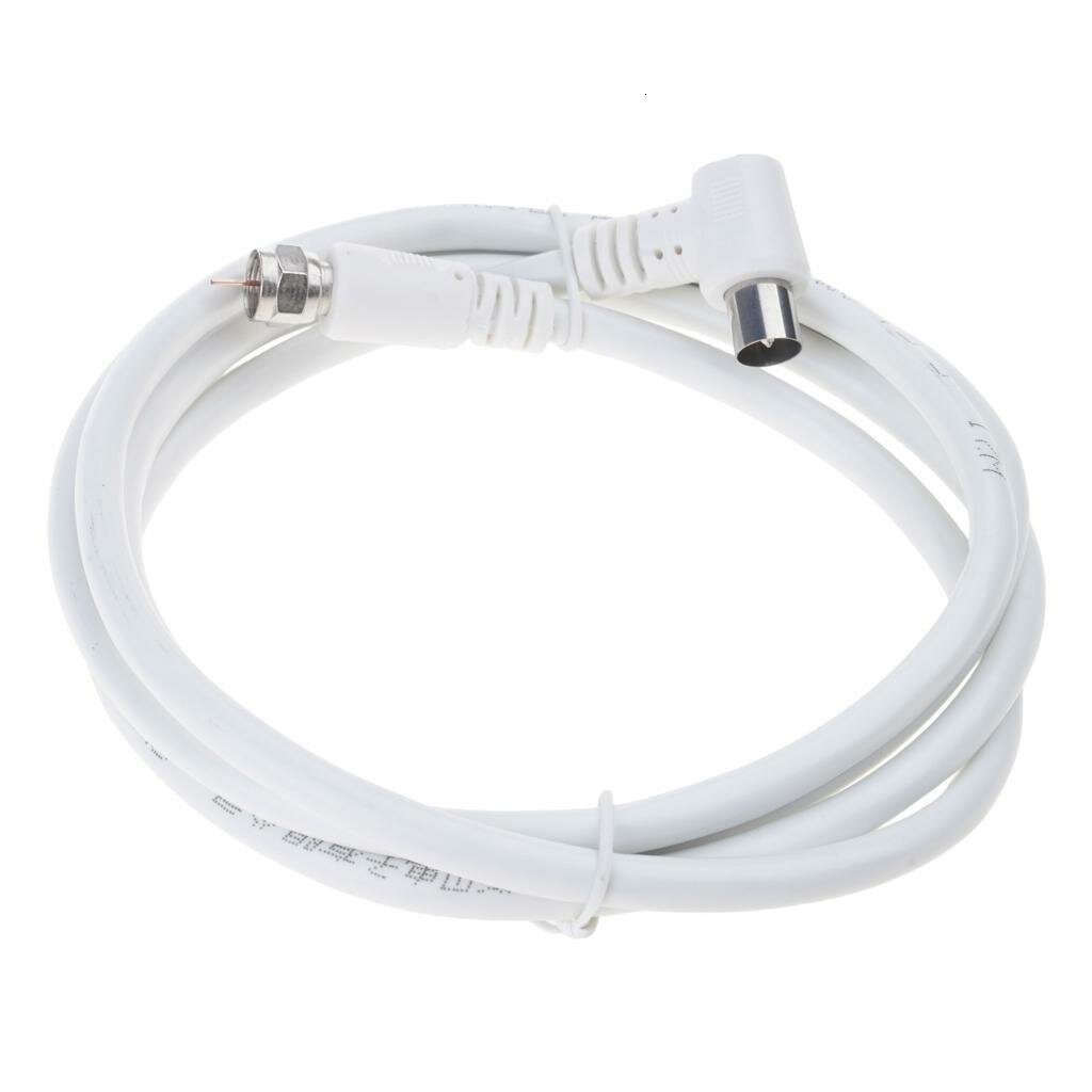 Адаптер F-мама на TV-порт 1,5 м для цифровых устройств, Белый