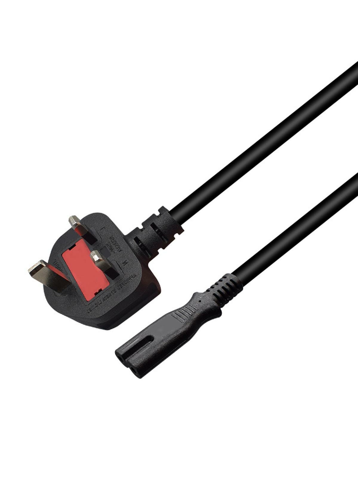 Удлинительный кабель питания от UK до C7 от British Male до IEC320 C7 для женщин