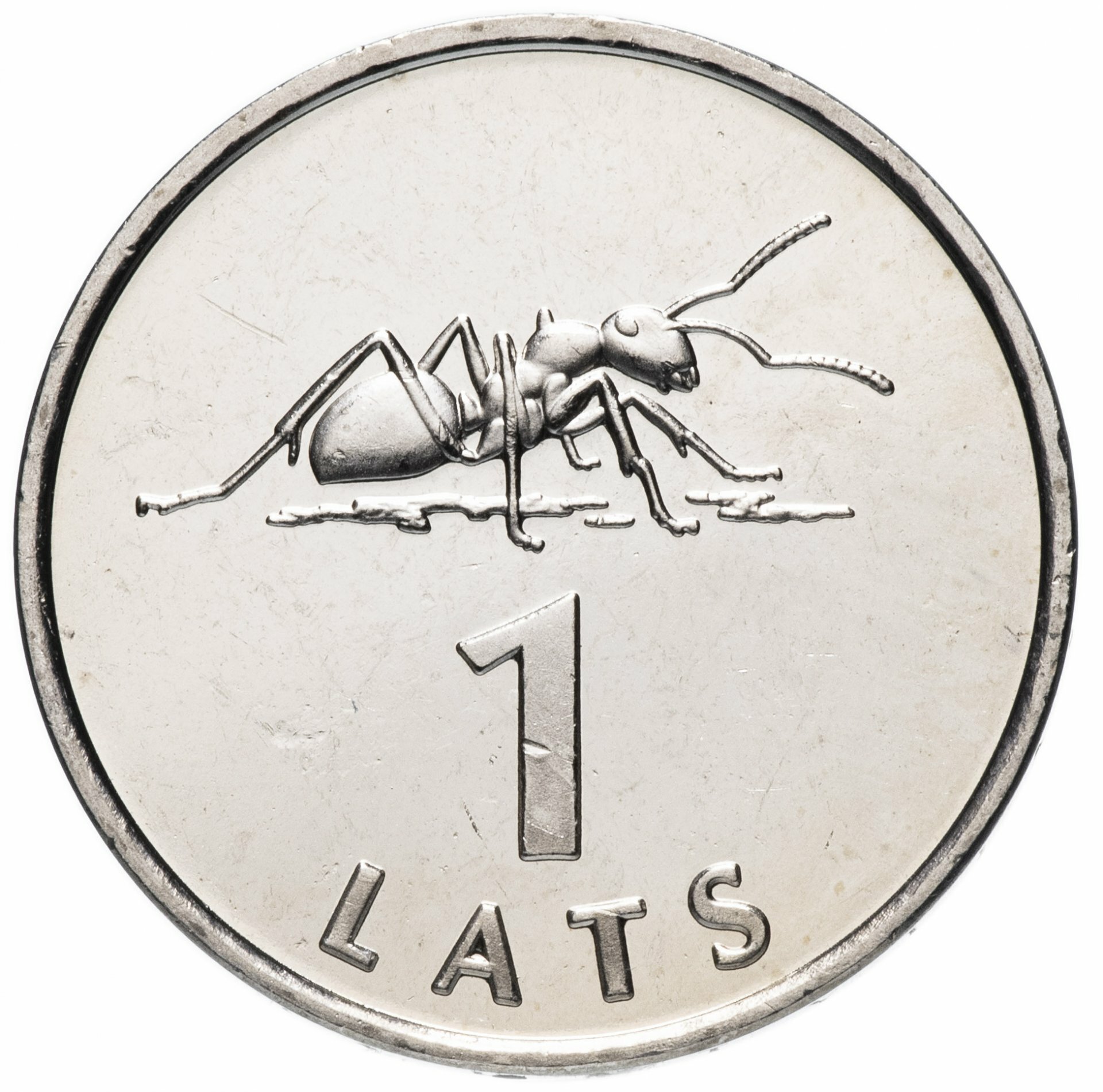 Латвия 1 лат 2003 "Муравей", Другой, в сохранности UNC