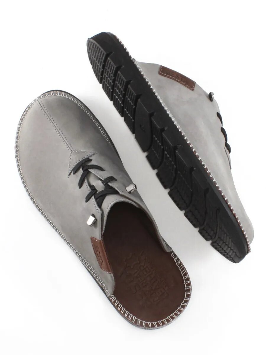 Сабо Босоногие кожаные