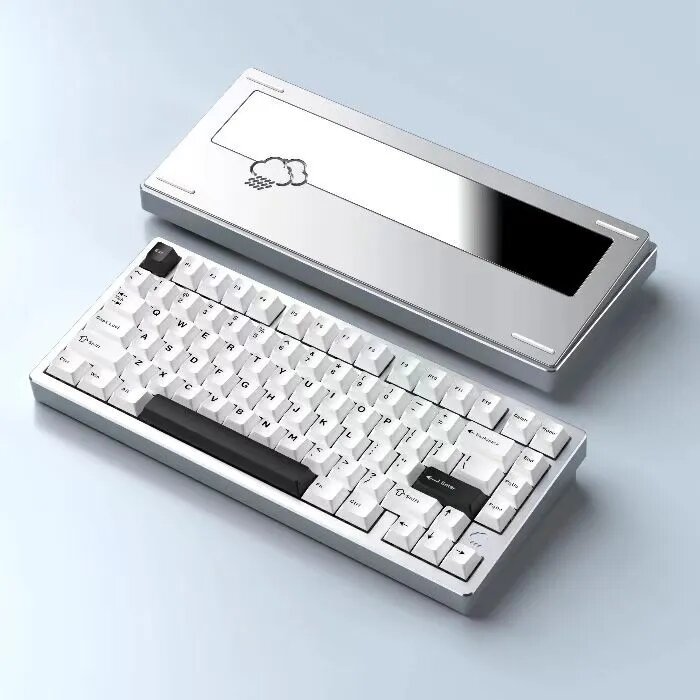 Клавиатура Wobkey Rainy75 Lite GalaxySilver