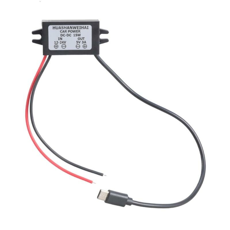 Универсальный преобразователь питания Type C 15 Вт, 12 В/24 В