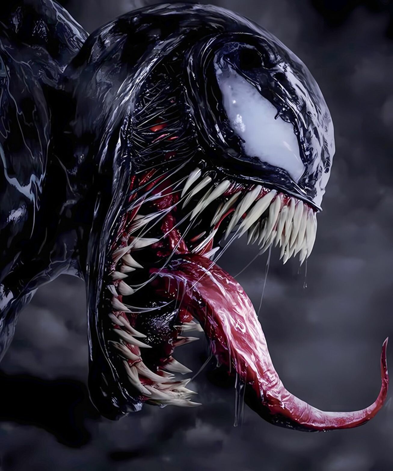 Алмазная мозаика на холсте с подрамником (картина стразами) 40х50 Веном