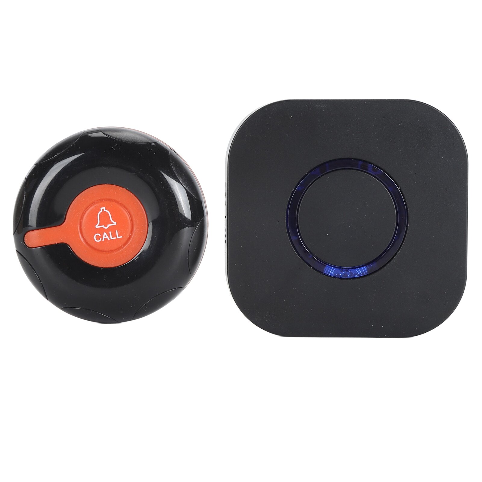 Беспроводнойпейджердлясиделки, системаэкстренногооповещениямедсестры, частота433МГц, регулировкагромкости, многофункциональныйдвернойзвонокдальнегодействия, вилка100–240В(США).