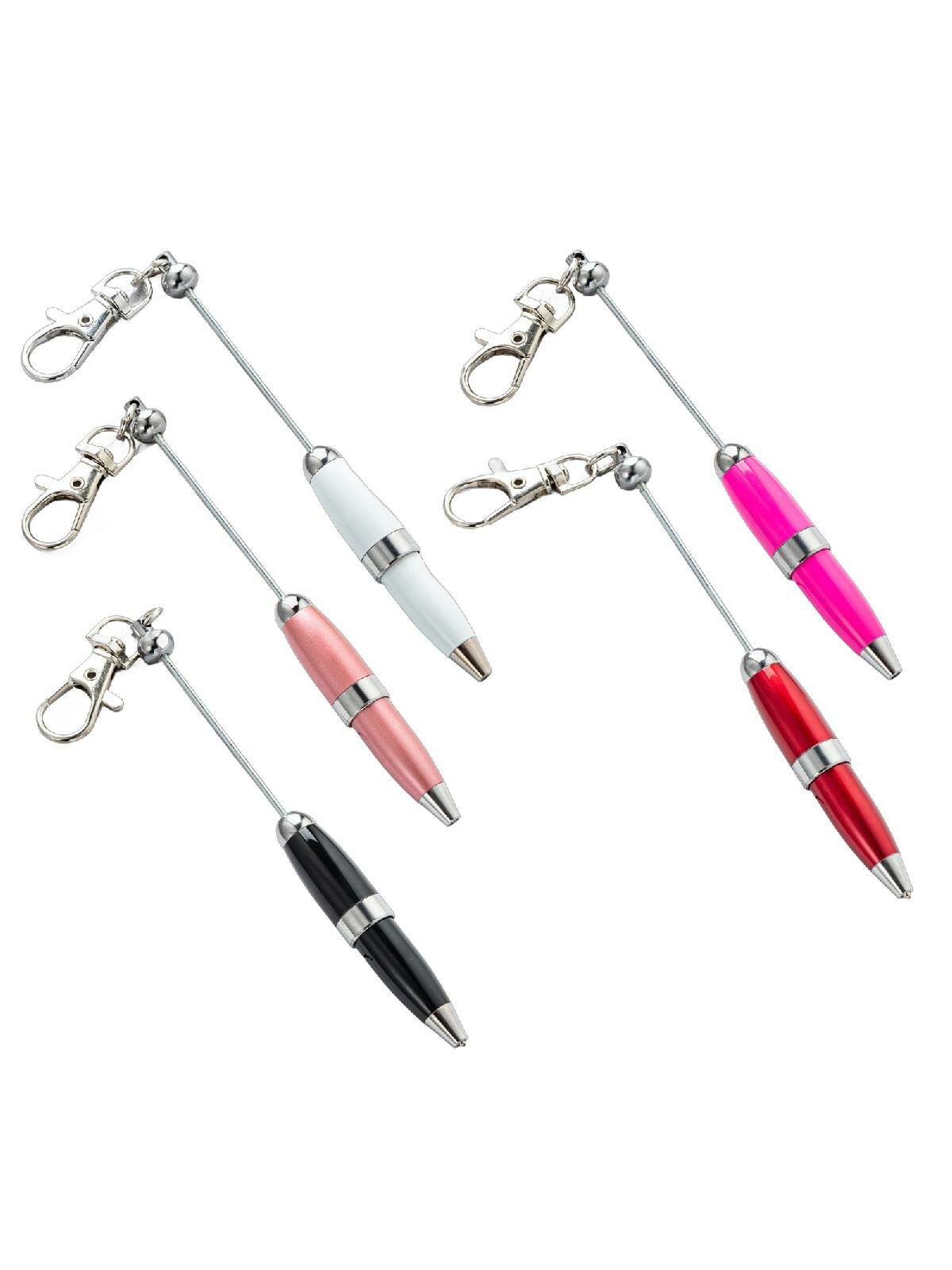 Ручка для письма 5шт, шариковая ручка с брелоком, ручка-роллер для студентов