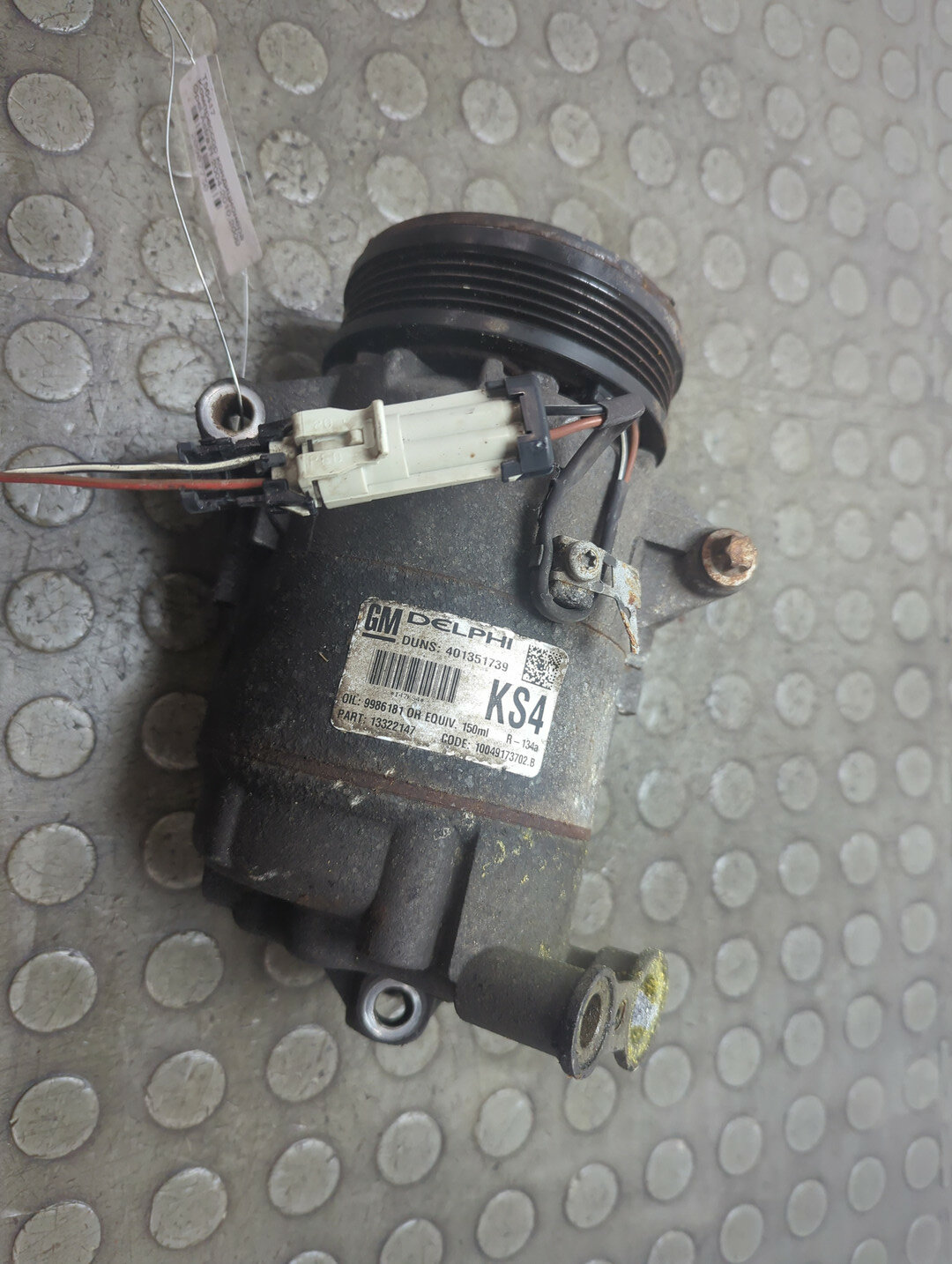 Компрессор кондиционера Opel Astra H Б/У