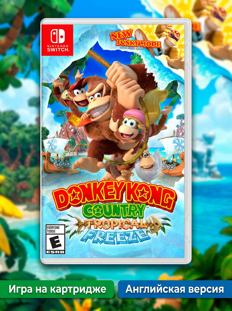 Игра Donkey Kong Country Tropical Freeze (Nintendo Switch, Английская версия)
