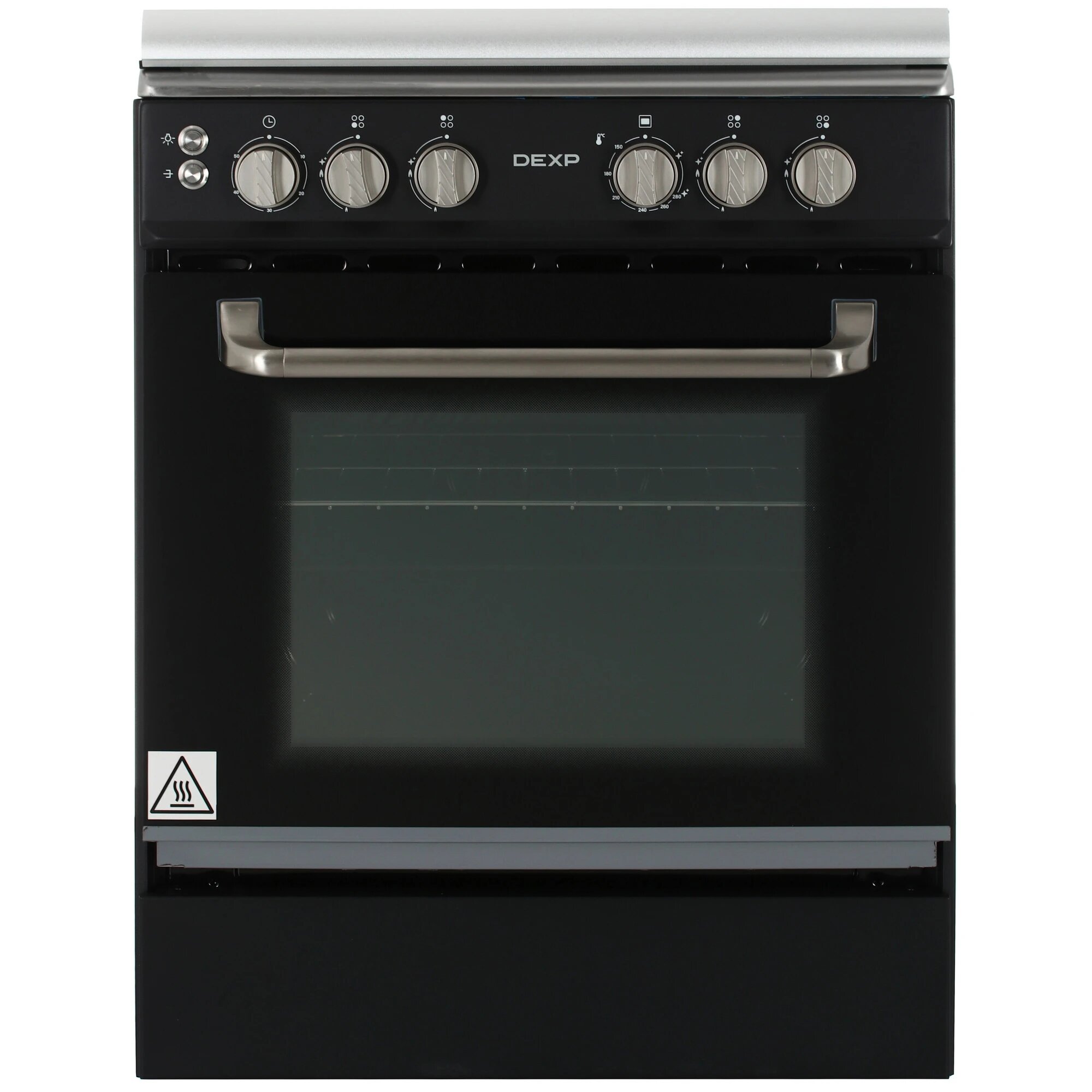 Газовая плита DEXP "G26-2", 4 конфорки, электроподжиг, цвет синий