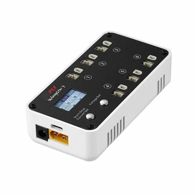 Q2WhoopStor 3 V3 6 Портов 1S LIPO Зарядное Устройство Разрядник A