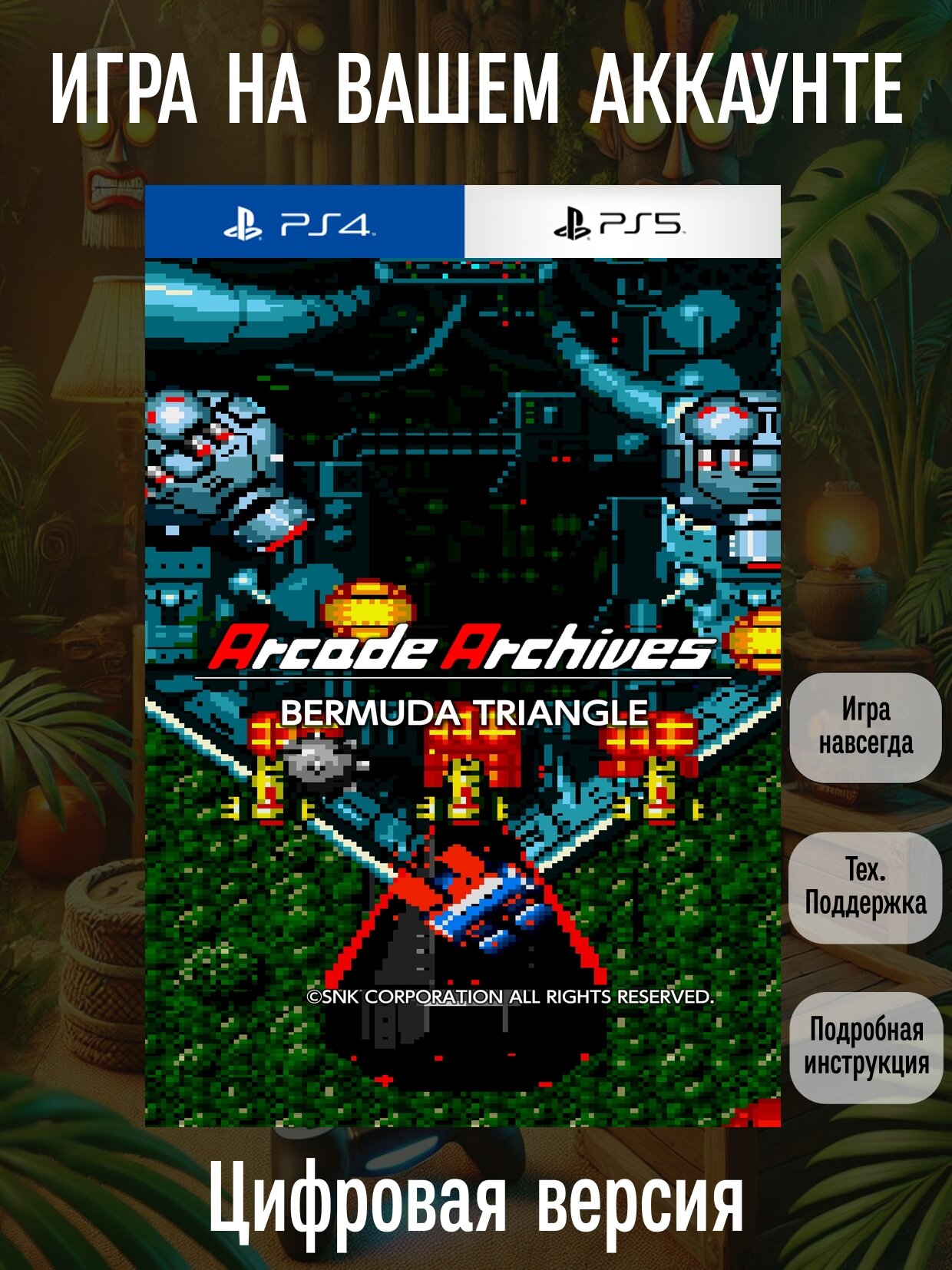 Arcade Archives 2 BERMUDA TRIANGLE | PlayStation | английский язык | Шутеры
