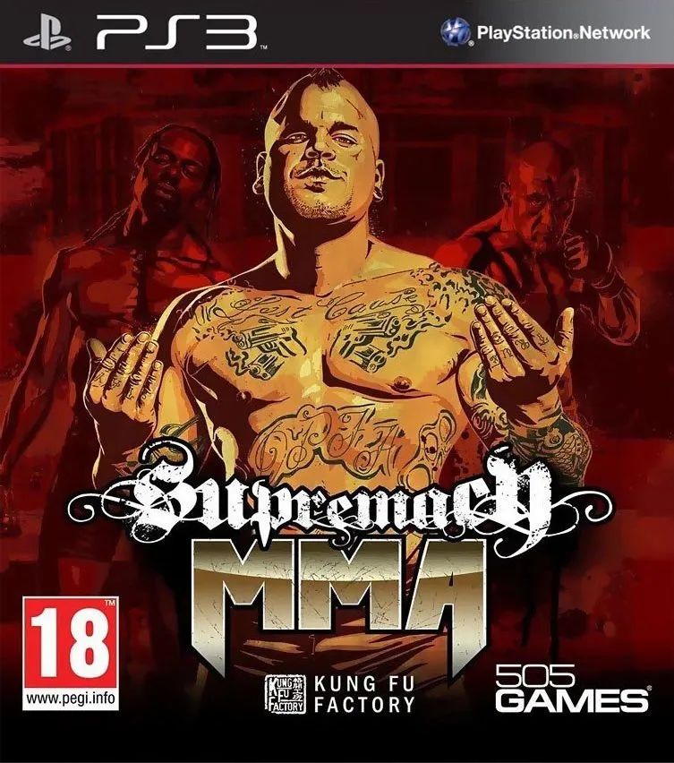 Игра Supremacy MMA. Издание на диске. Английская версия на ps3.