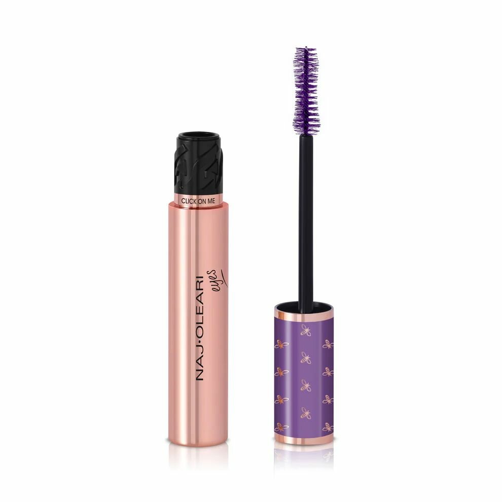NAJ OLEARI Ультраобъемная тушь для ресниц Click On Me Mascara (04 Magnetic Purple)