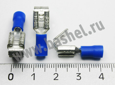 Ответвитель 6,3х0,8 синий, RUICHI