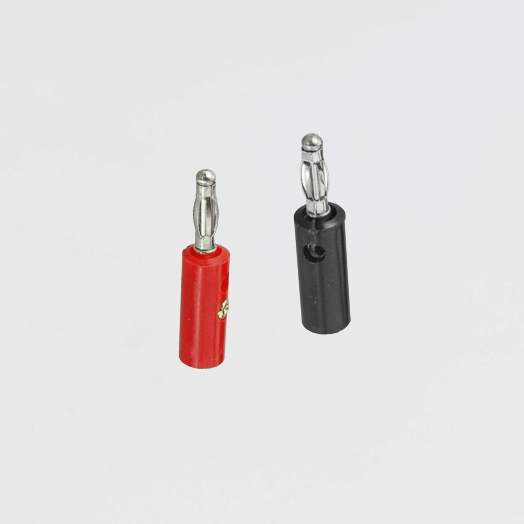 Штекер питания BANANA 4мм на гнездо под кабель до 6мм *2 штуки