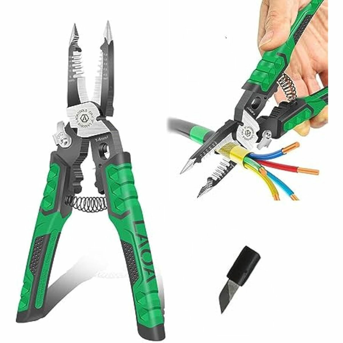 Плоскогубцы LAOA LA320919, многофункциональные, 9в1, игольчатый наконечник