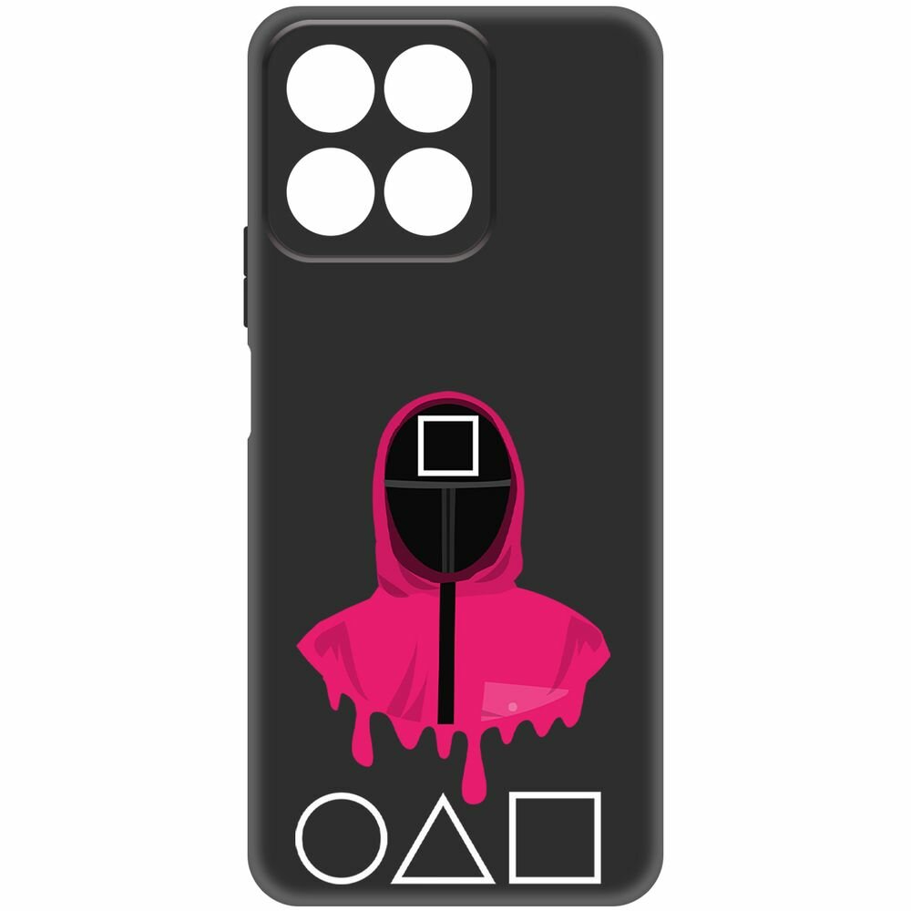 Чехол-накладка Krutoff Soft Case Игра в кальмара-Начальник для Honor X7c черный