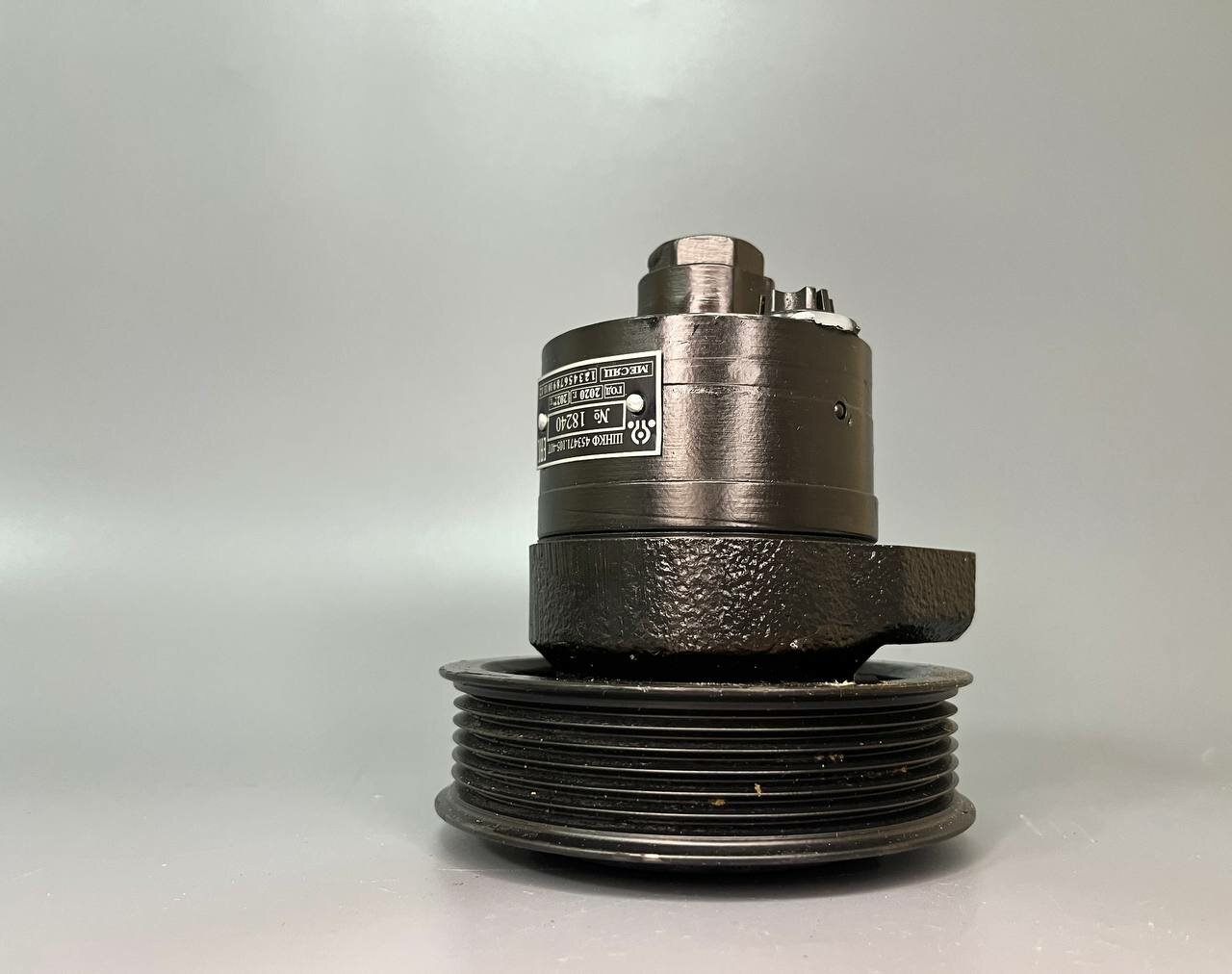 Насос масляный к ГУР УАЗ-3160 дв. ЗМЗ-409 453471.105-40Т широкий шкив (3160-20-3407010-10)