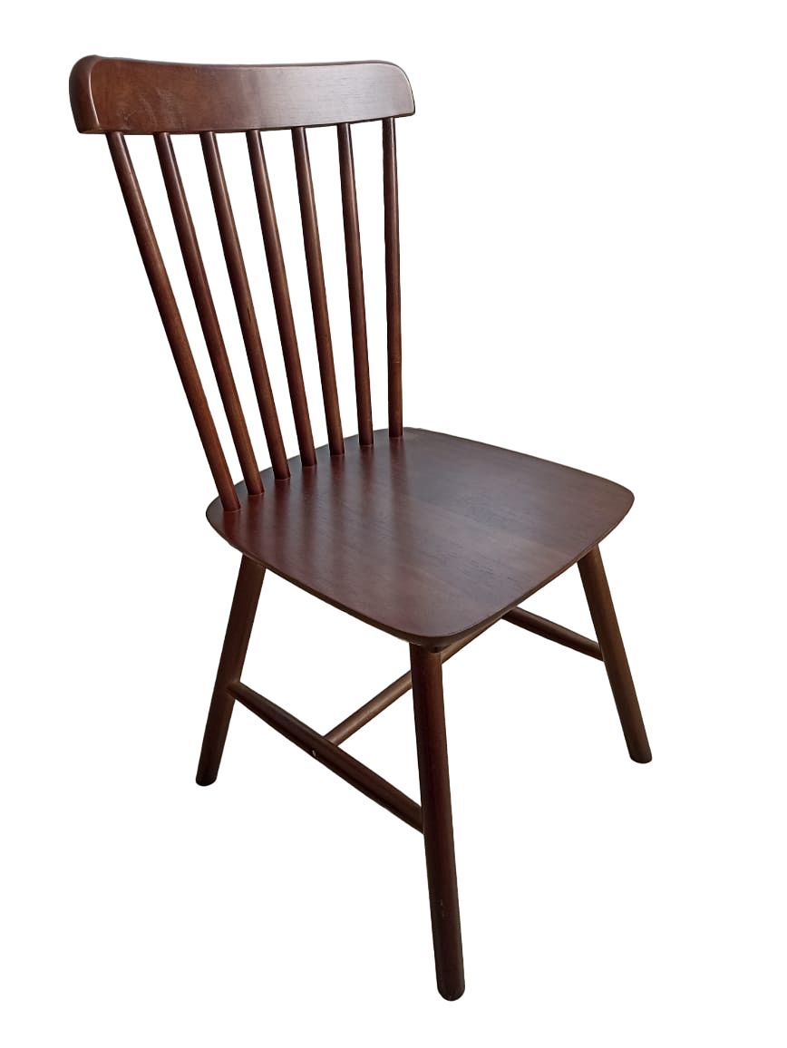Стул со спинкой из массива дуба для кухни