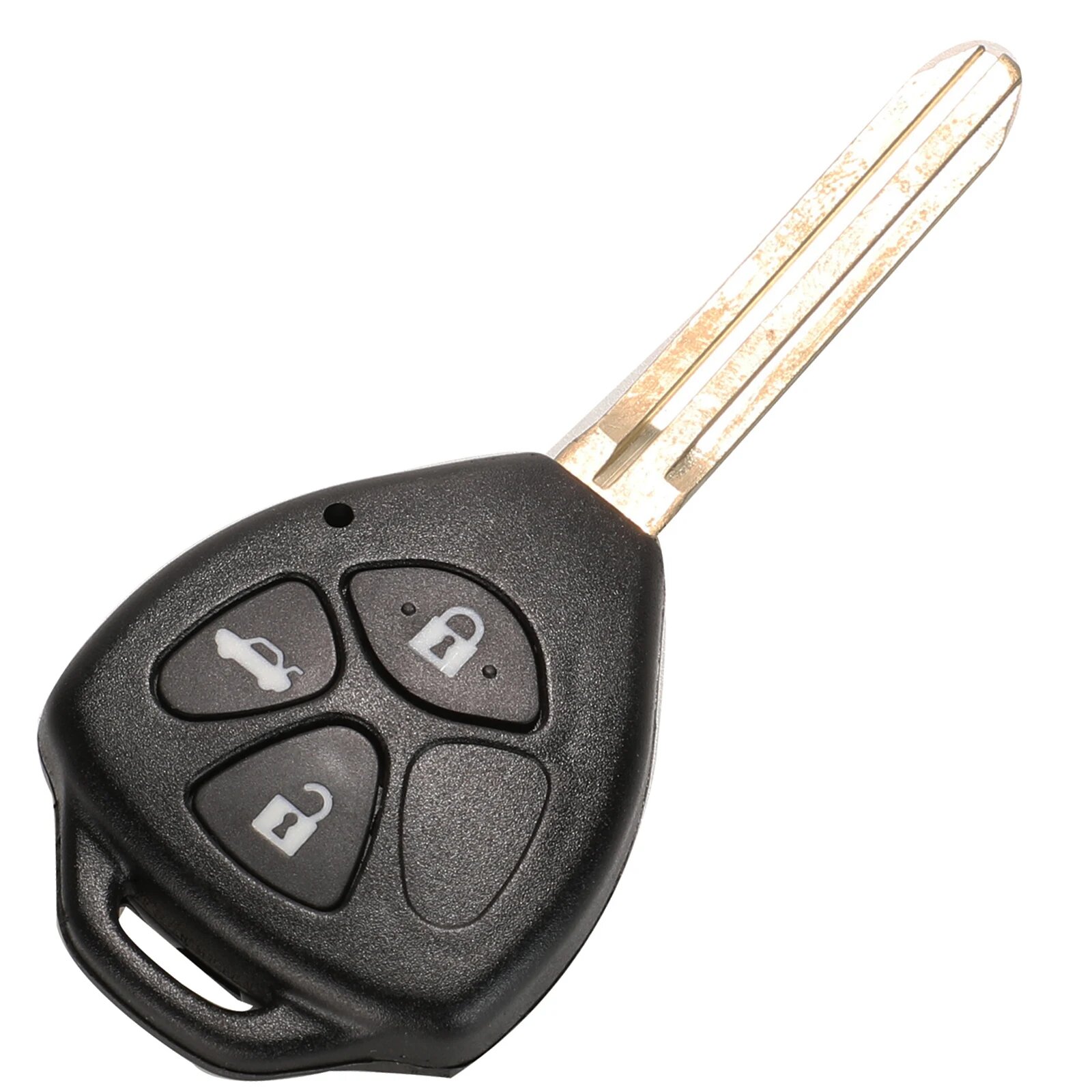 Корпус ключа Toyota, 3 кнопки, черный