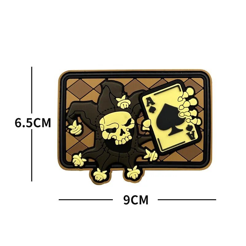 Тактическая заплатка Ace of Spades Death Card PVC, цвет 4