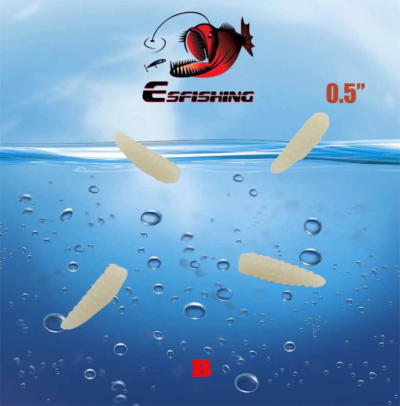 KESFISHING искусственные силиконовые приманки для ловли рыбы 100 шт. B