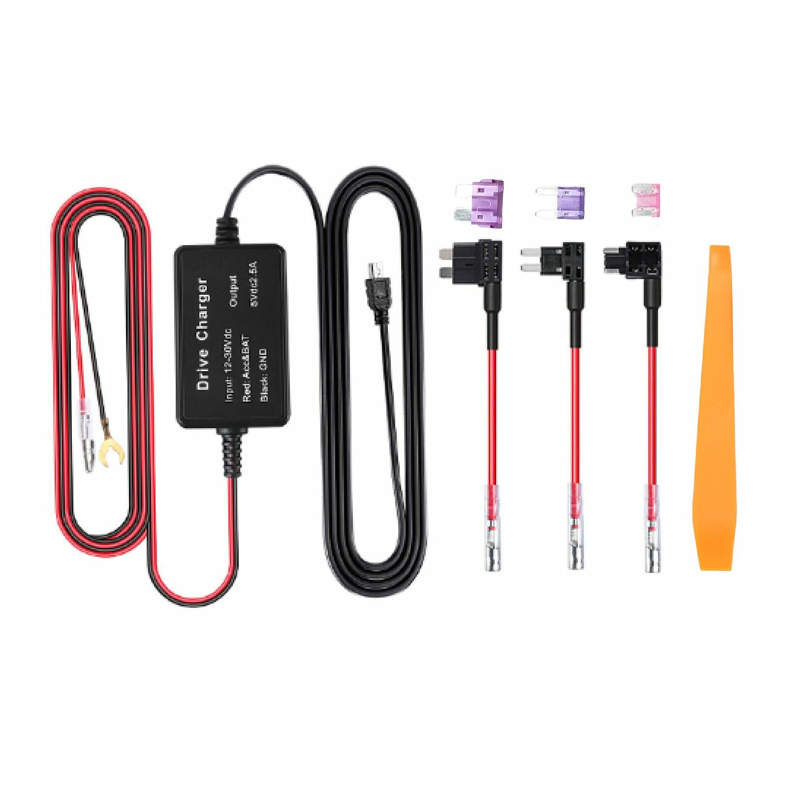 Адаптер Mini USB 12 В-30 В на 5 В, высокозащищенный преобразователь постоянного тока в постоянный для GPS-навигатора Mirror Link