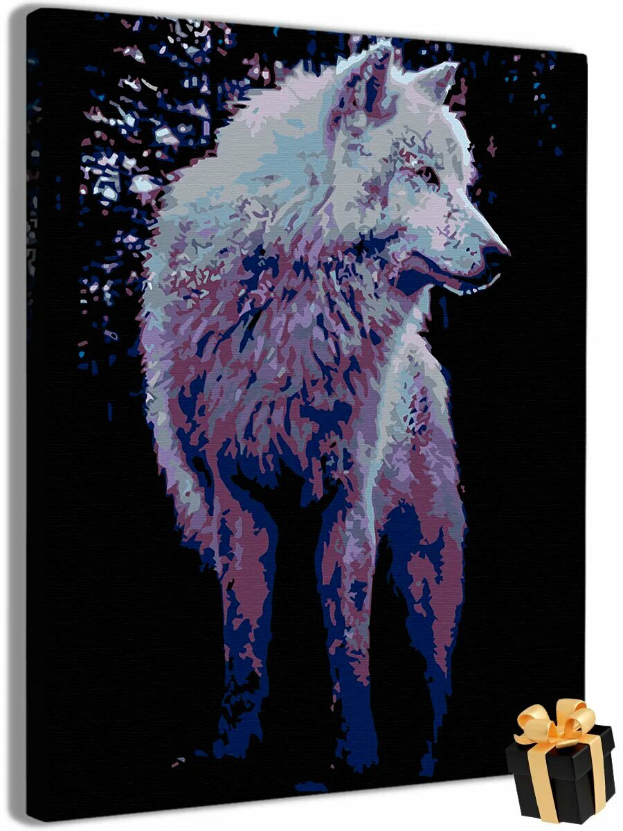 Картины по номерам Волк