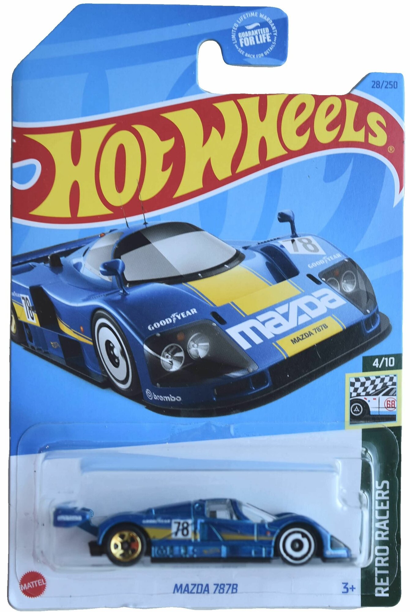 Машинка Mattel Hot Wheels 2023 C4982 Mazda 787b
