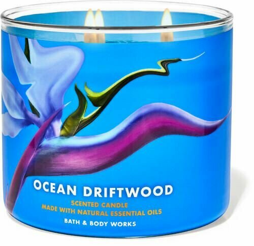 Bath and Body Works свеча ароматическая с 3-мя фитилями Ocean Driftwood