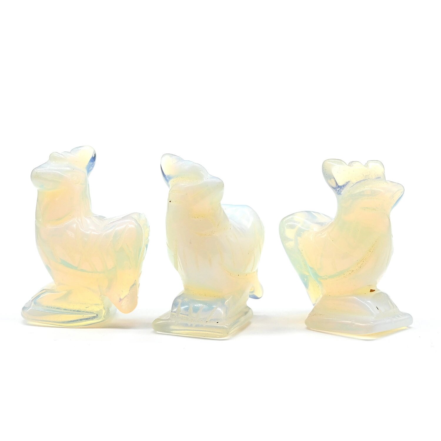 Петух из лунного камня 33*20*46мм