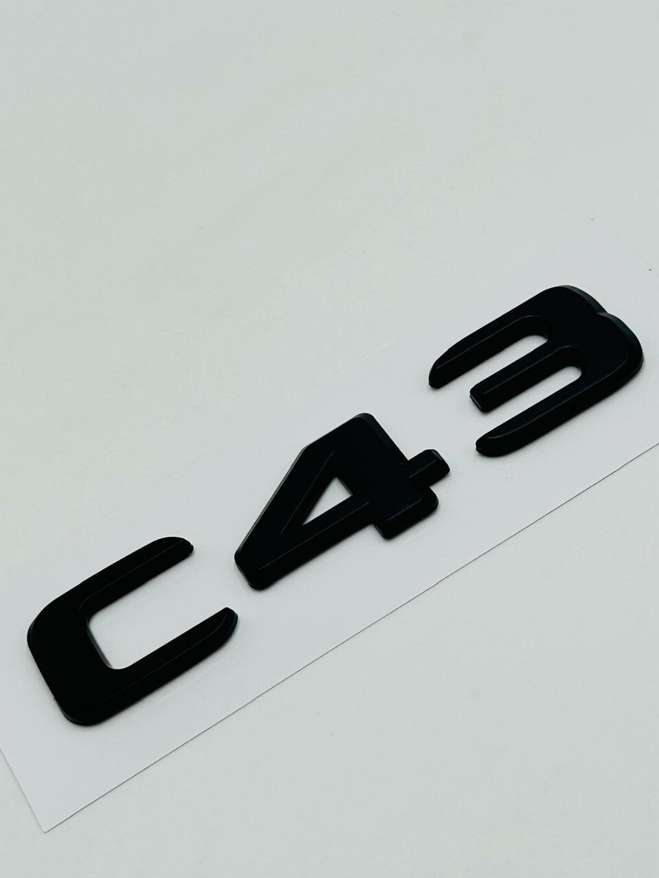 Наклейка Надпись Mercedes C43 Черный Матовый