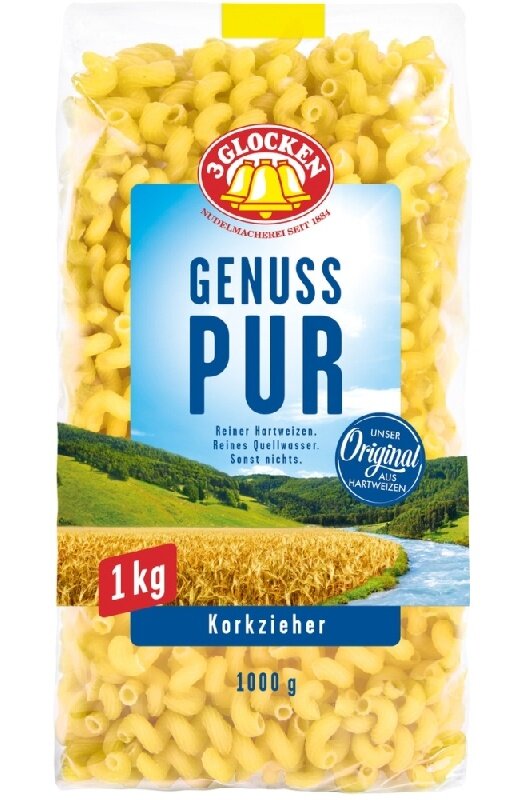 Макароны 3 GLOCKEN Genuss Pur Штопор Korkzeiher 500г